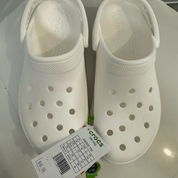 CROCS | Shoes | Crocs Bae White Clogs | Poshmark